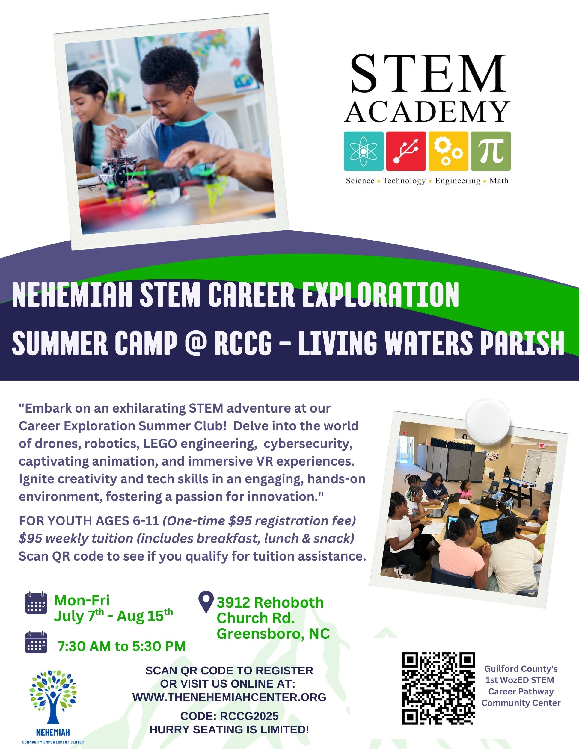 2025 STEM Summer Camp @ RCCG - Living Waters Parish - AfterSchool HQ